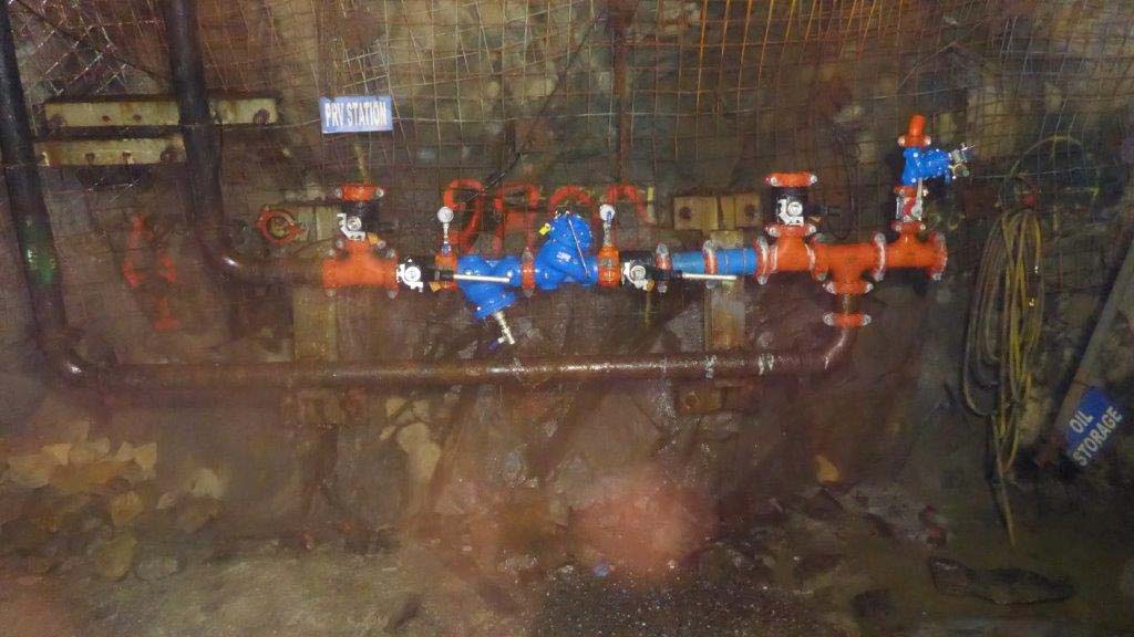 Improved process water management in underground mining - Victaulic